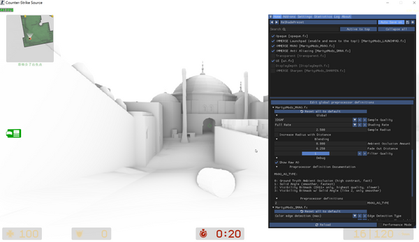 在起源引擎中主动调用 ReShade 进行后处理